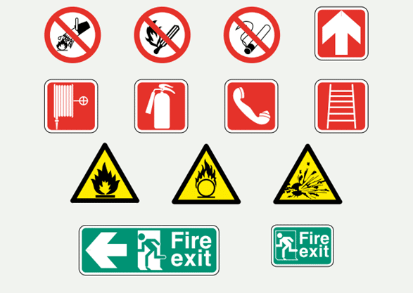 Fire Safety Signs | Health and Safety Training 1st